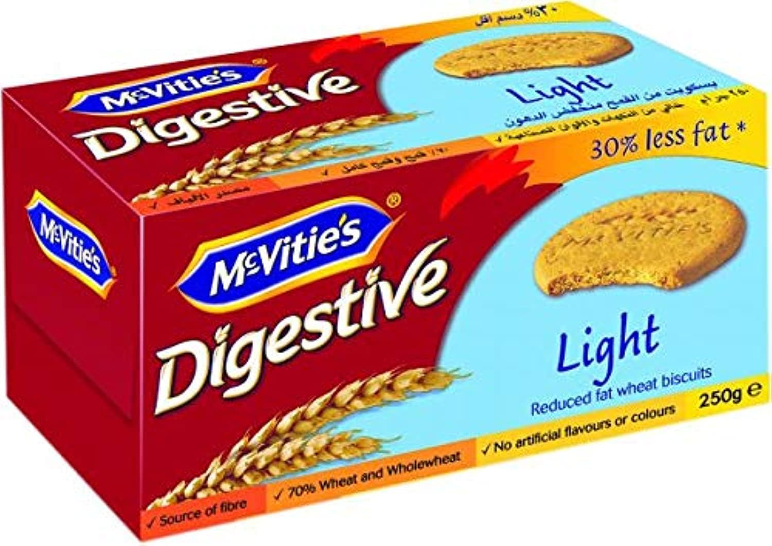 McVities Digestive Light - 250 g: Buy Online at Best Price in Egypt ...