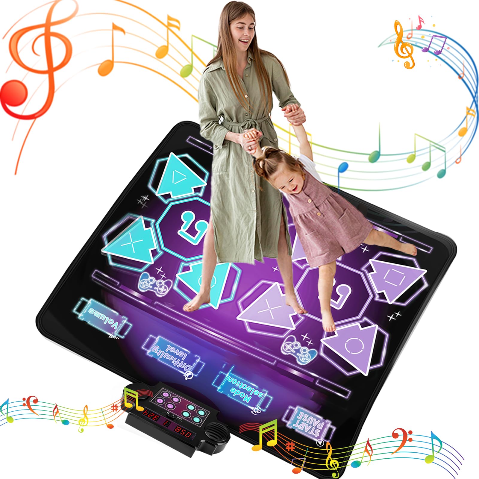 Amazon.com: Upgraded Extra Large Dance mat for Kids Ages 8-12 Kids ...