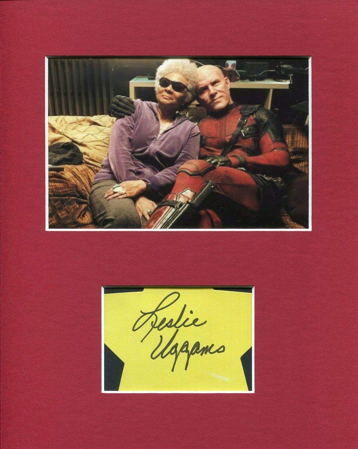Leslie Uggams Deadpool Blind Al Rare Signed Autograph Photo Display ...