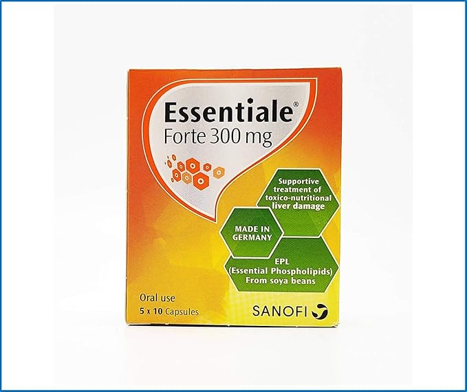Amazon.com: Essentiale Forte 300 MG (50 Hard Capsules in Blister) Each ...