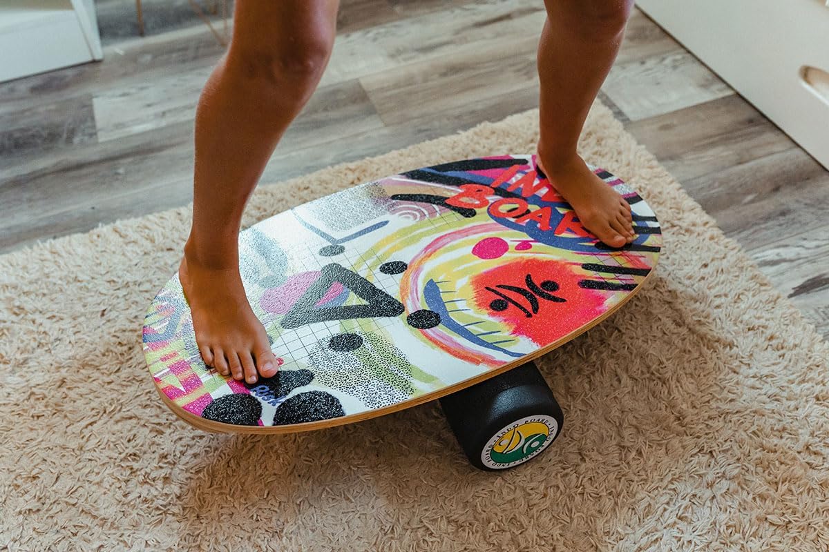 INDO BOARD PrioFit with Roller – Compact Balance Board for All Ages ...