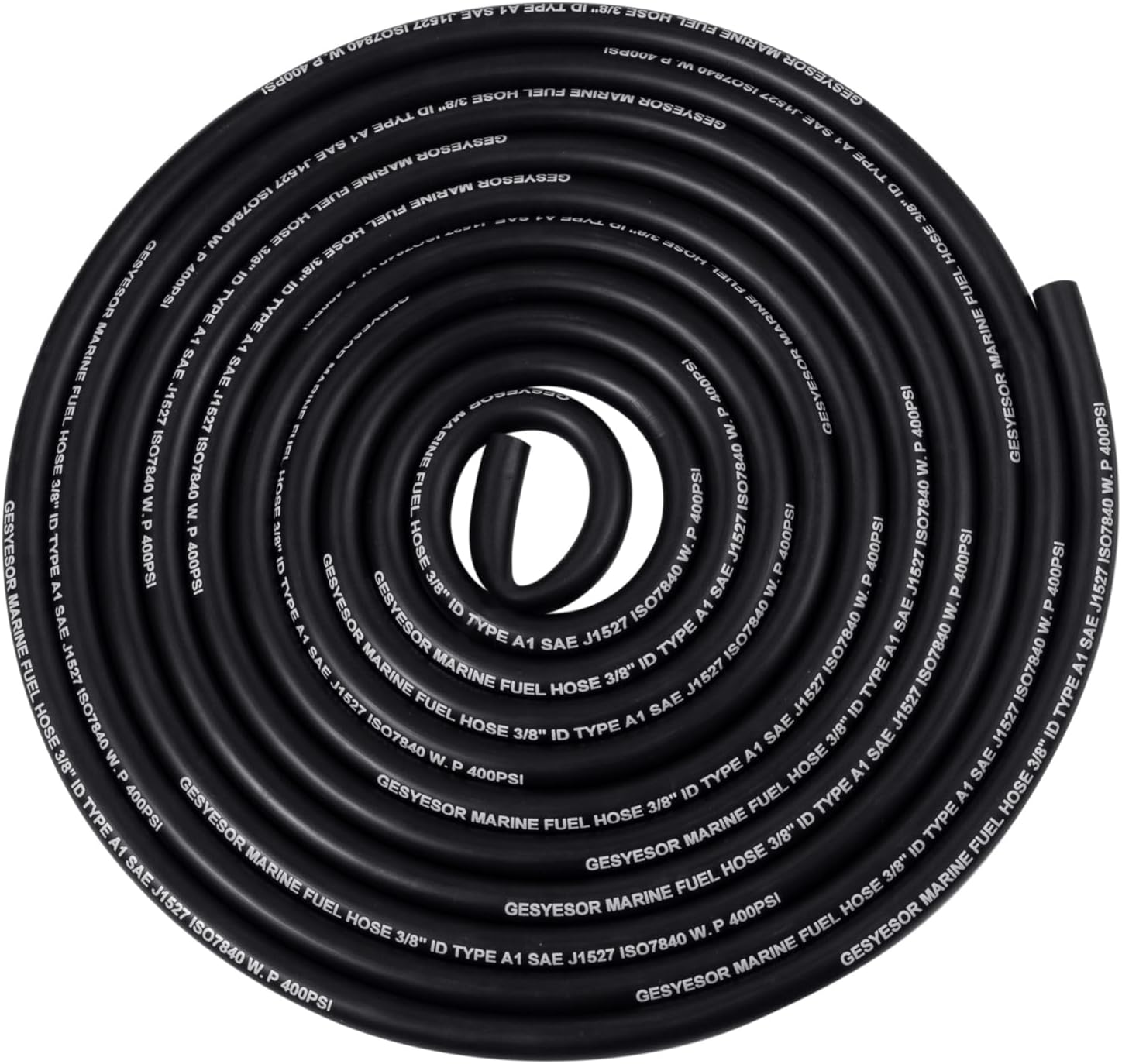 Amazon.com: Gesyesor 3/8'' Marine Fuel Line Hose 25FT Type A1 SAE J1527 ...