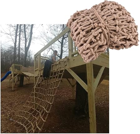 Climbing Rope Net for Treehouses Cargo Nets Hammocks & Swing Bridges ...