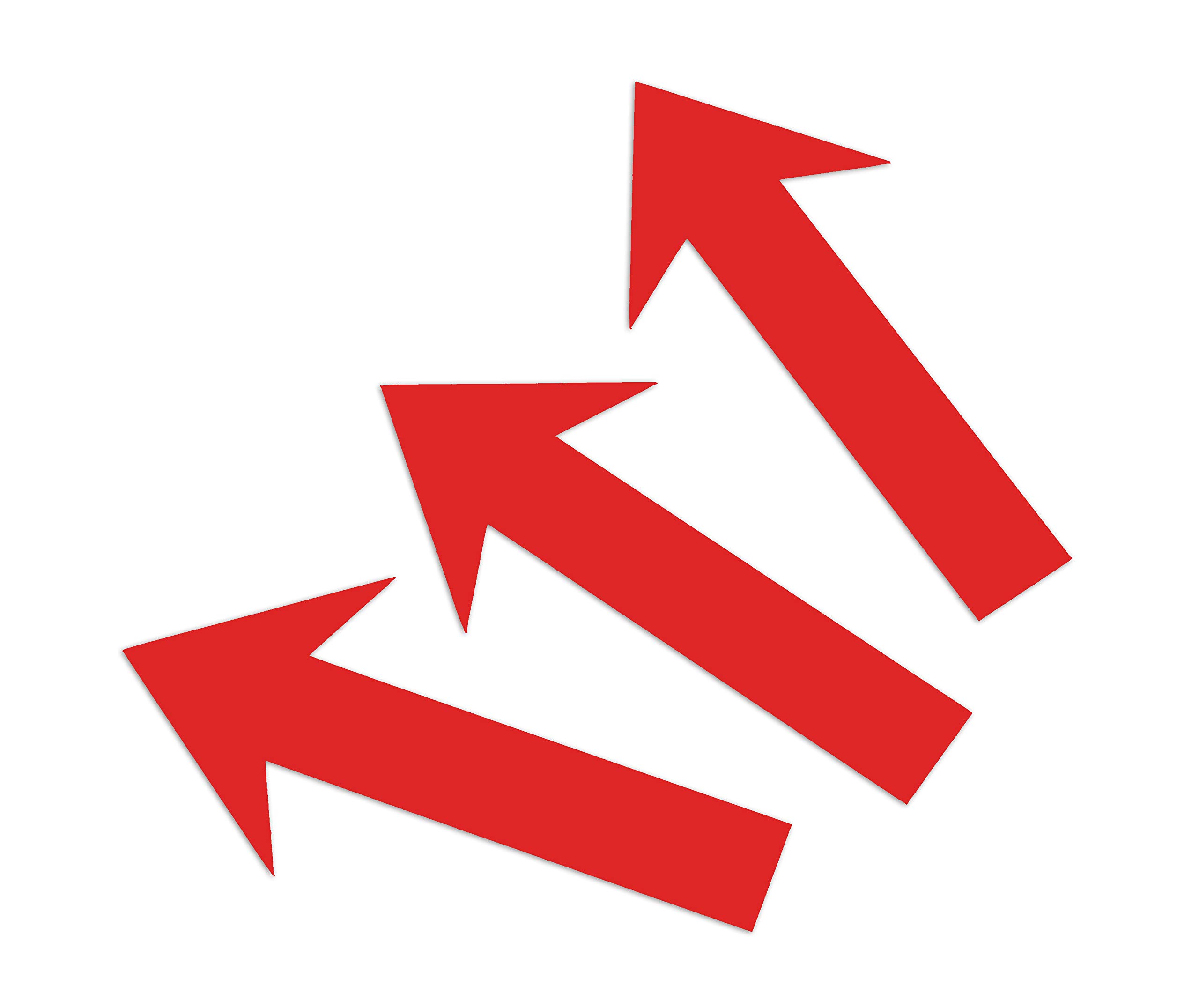 Magnetic arrows, red, 12 cm x 2 cm, can be written on, pack of 3, photo ...