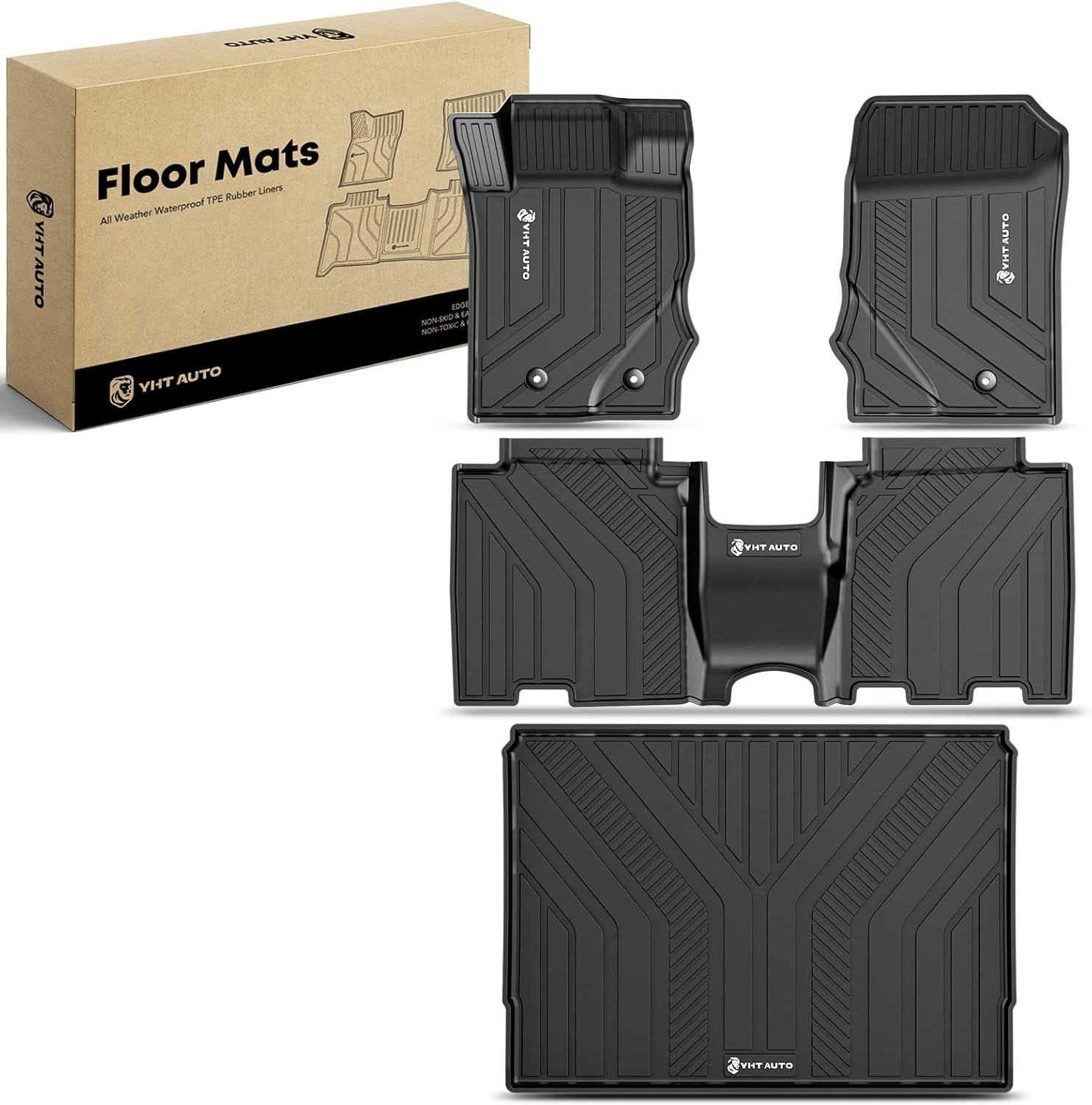 Amazon.com: YHTAUTO Floor Mats Compatible with 2021-2024 Ford Bronco (4 ...