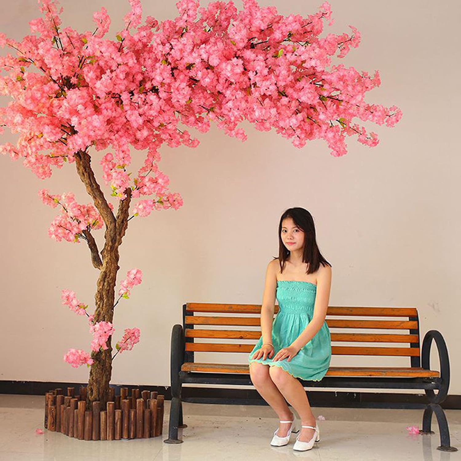 Amazon.com: XOBODI Artificial Cherry Blossom Trees - 5 Feet Blossom ...