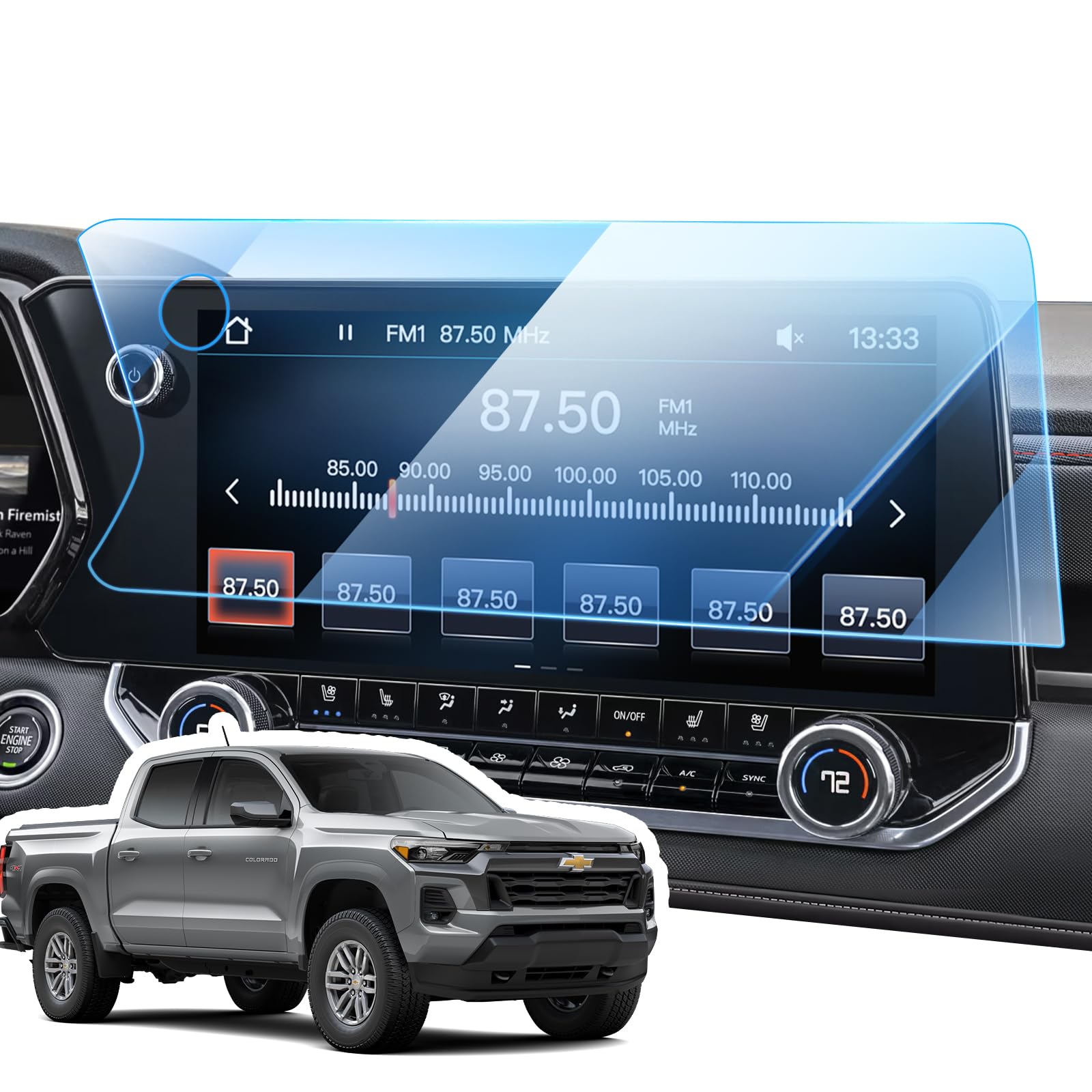 Amazon.com: LANGBEAN for 2025 2024 Chevrolet Colorado Screen Protector ...