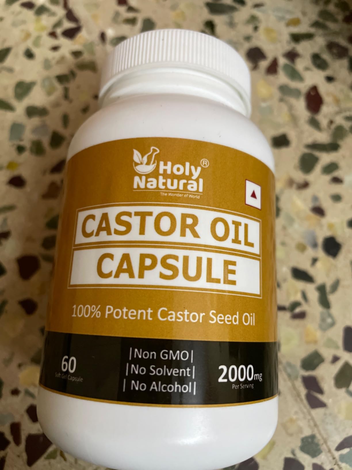 Buy Holy Natural Castor oil Capsules - 60 Softgel Capsule Online at Low ...