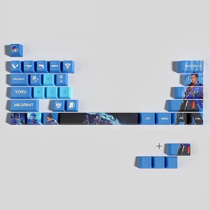 Amazon.com: Gatokit Valorant Custom Keycaps OEM Profile 29keys PBT Dye ...