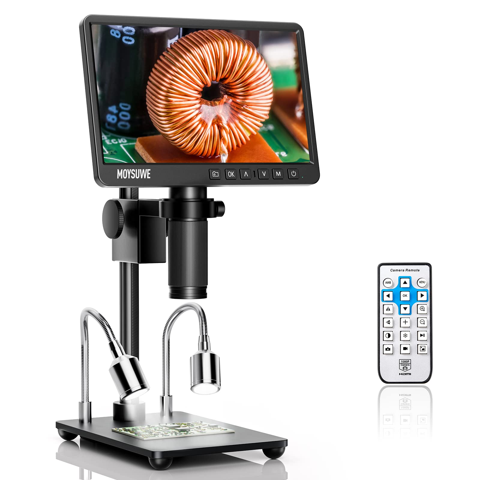 Snapklik.com : 2K HDMI Digital Microscope 1200x, 26MP CMOS IMX Sensor ...