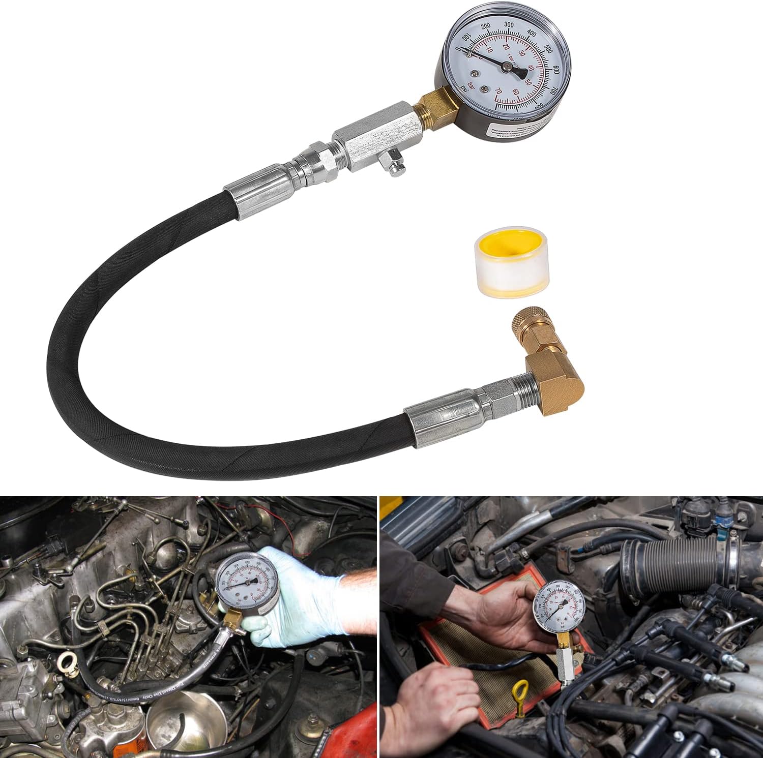 Amazon.com: johntruck TU-15 Diesel Compression Tester/Fuel Pressure ...