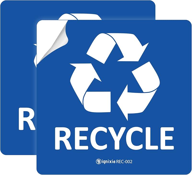 Amazon.com: recycling stickers