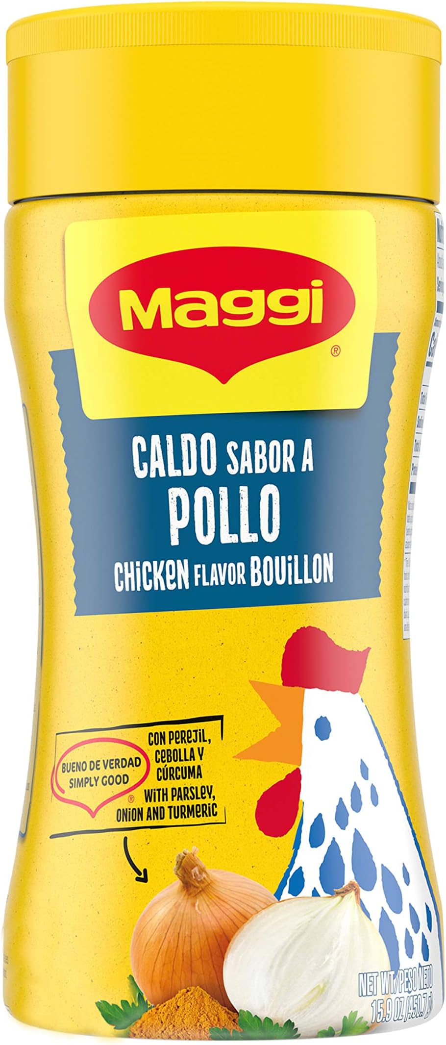 Amazon.com : Maggi Granulated Chicken Flavor Bouillon, 15.9 oz ...