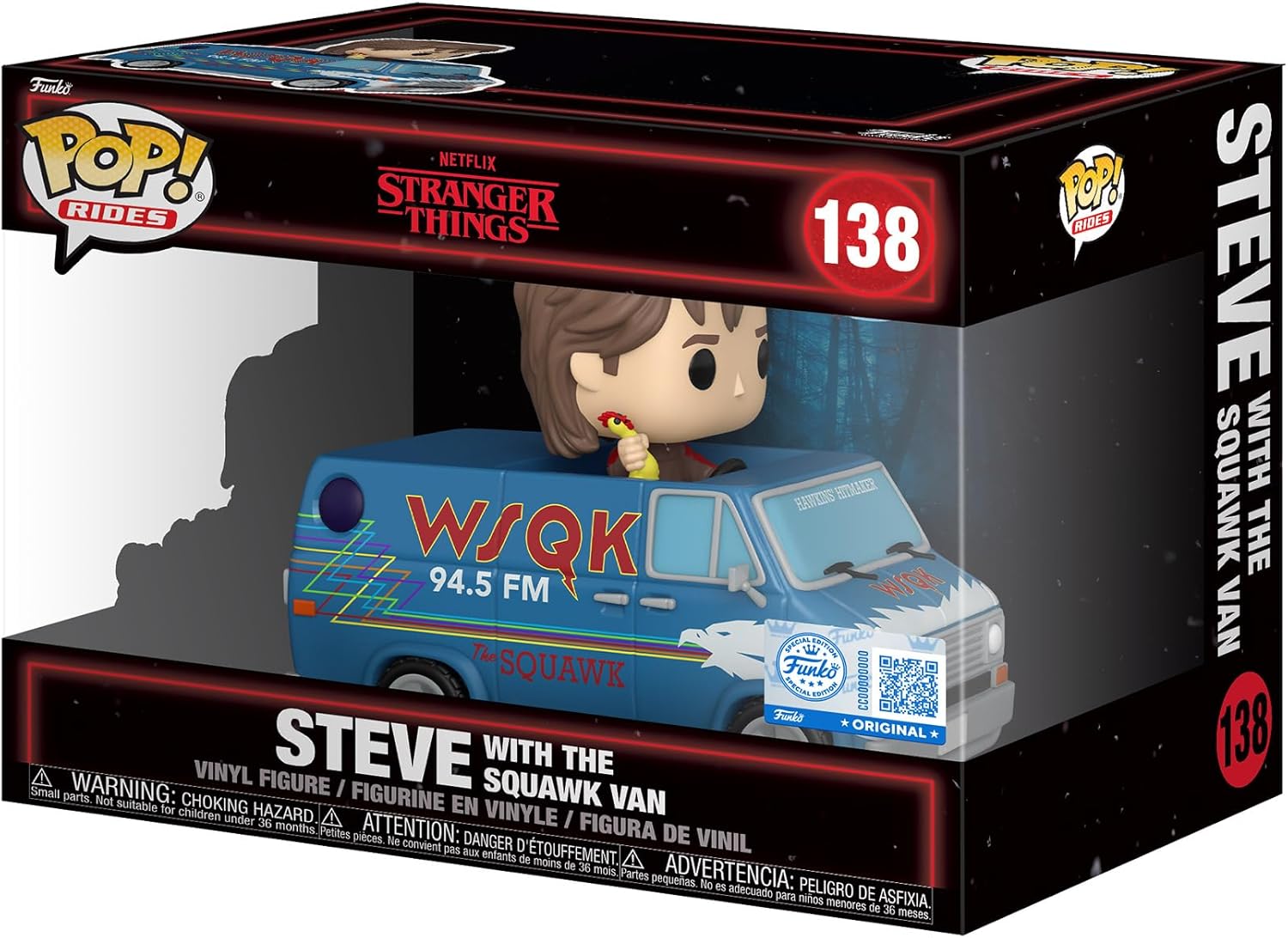 Amazon.com: Funko Pop! Rides Deluxe: Stranger Things Temporada 5 ...