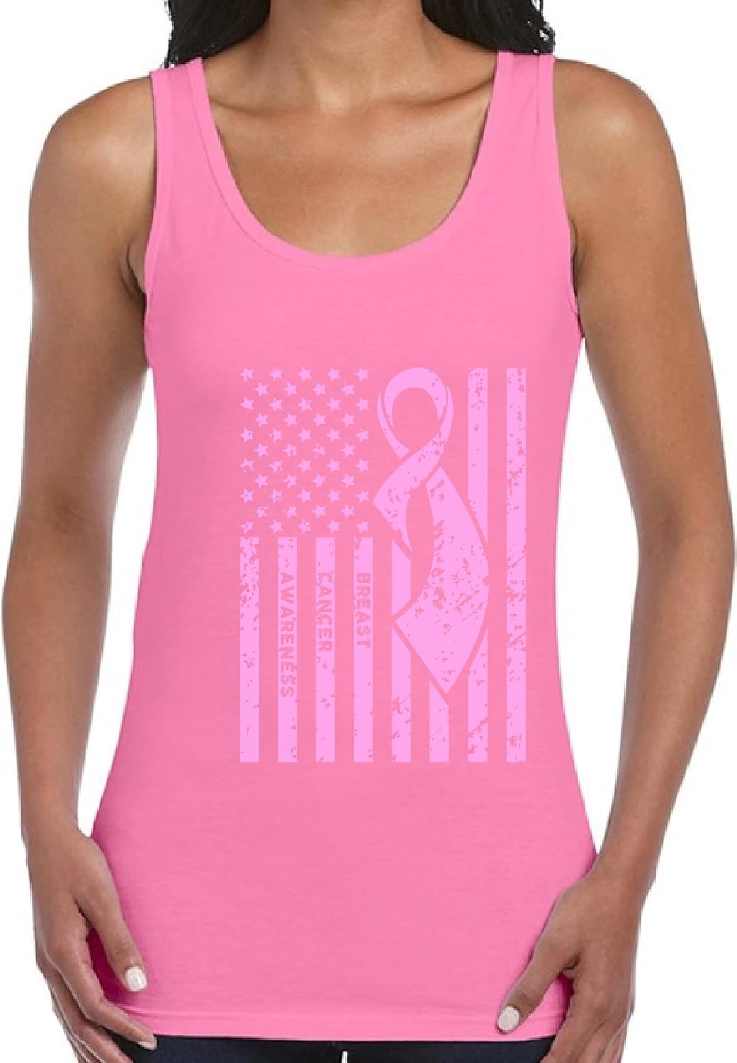 Amazon.com: Vizor Cancer Tanks Cancer Tank Tops for Women Breast Cancer ...