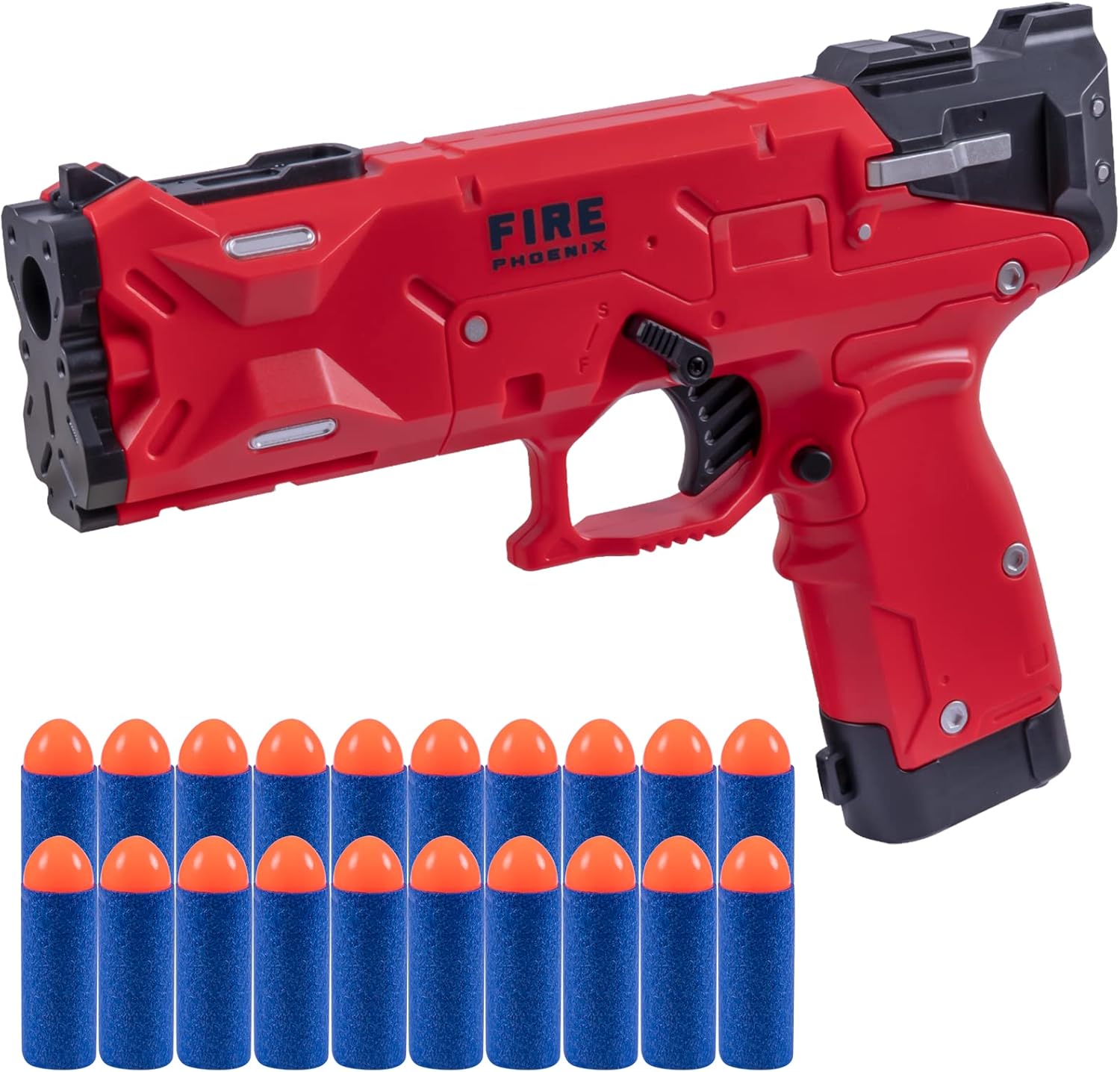 Amazon.com: FESVASDEE Fire Phenix Toy - Pistola de dardos de espuma suave, juego de pistola para ...