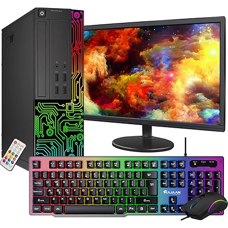 Amazon.com: Dell OptiPlex Desktop RGB Computer Intel i5 Quad-Core ...