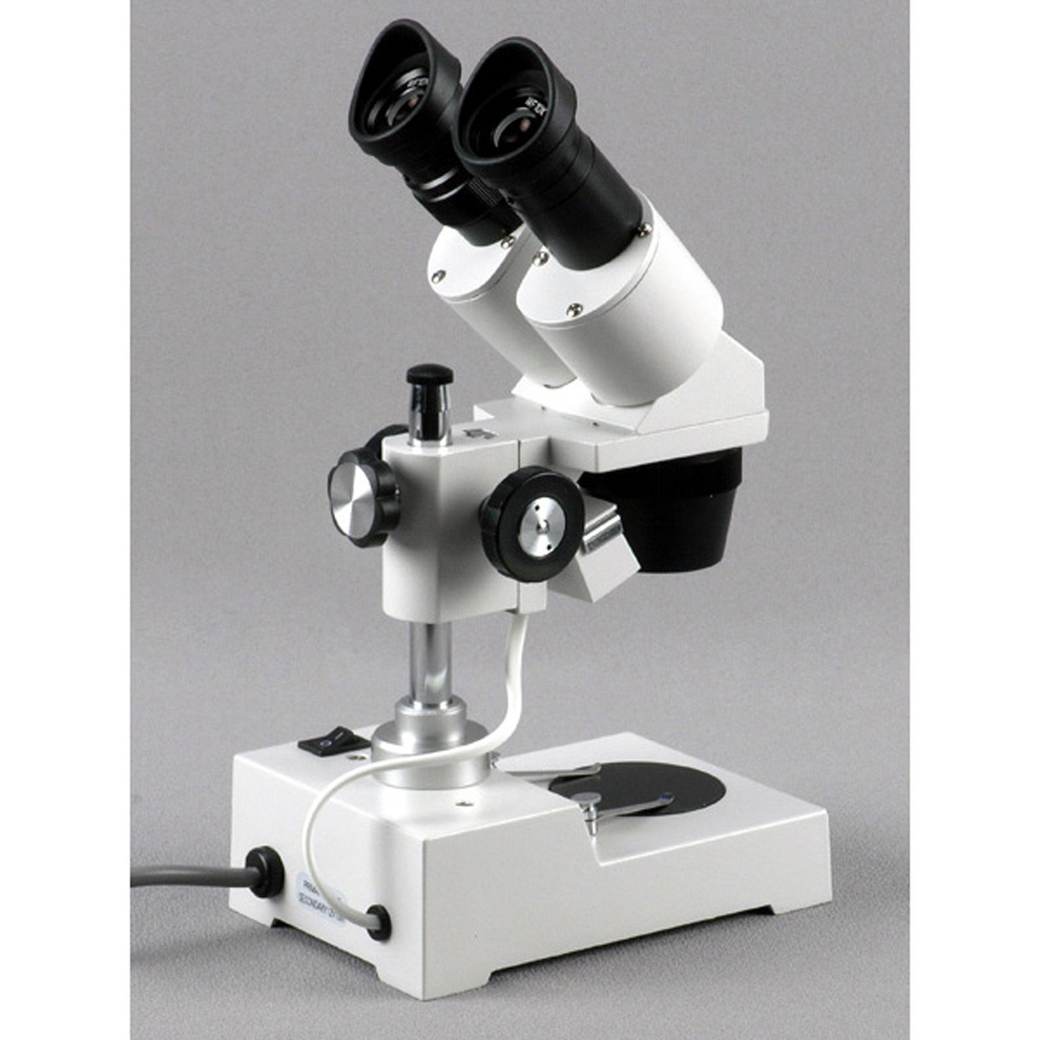 AmScope SE303-PZ-E Digital Binocular Stereo Microscope, WF10x and WF20x ...