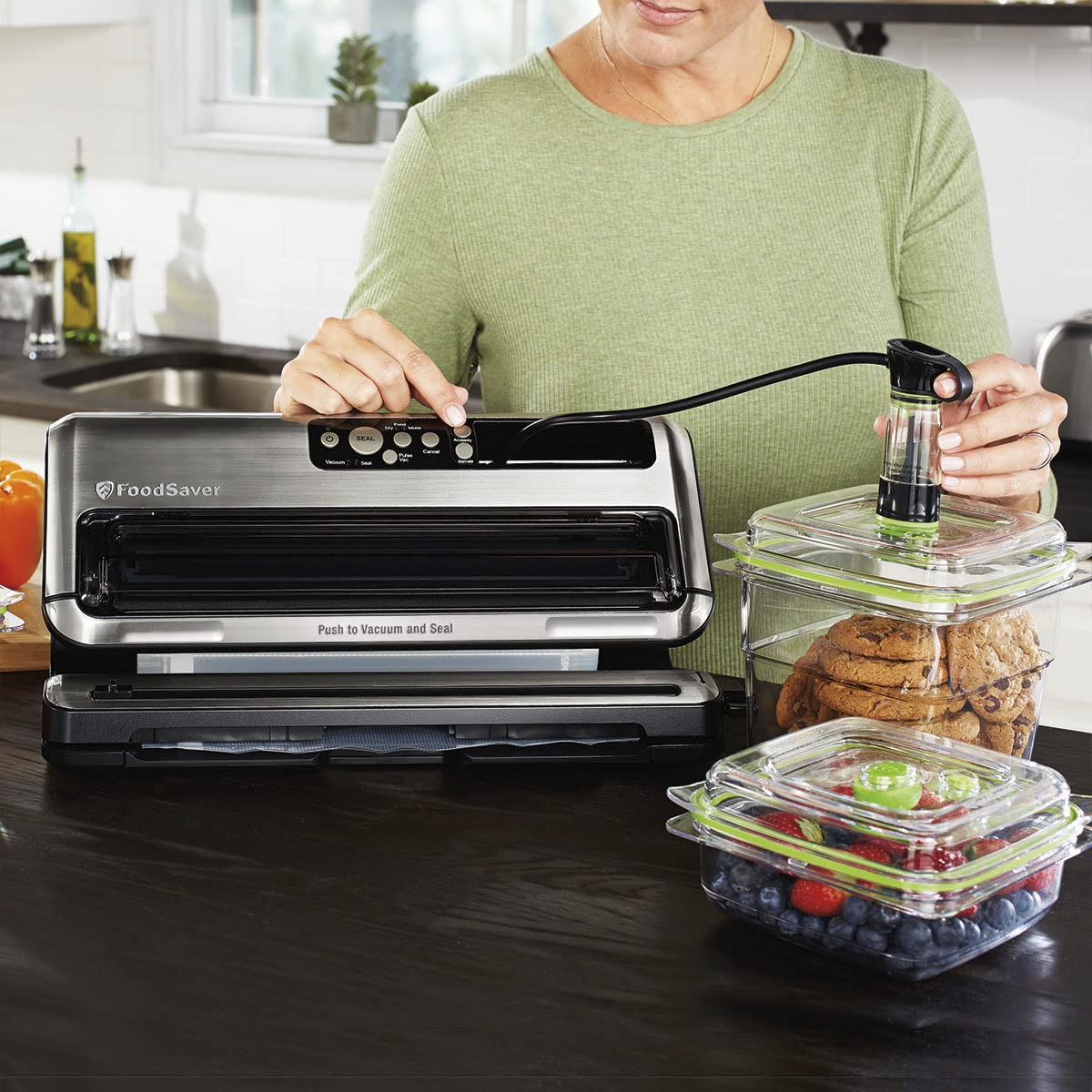 Snapklik.com : FoodSaver FM5460 Food Preservation System, 2-in-1 ...