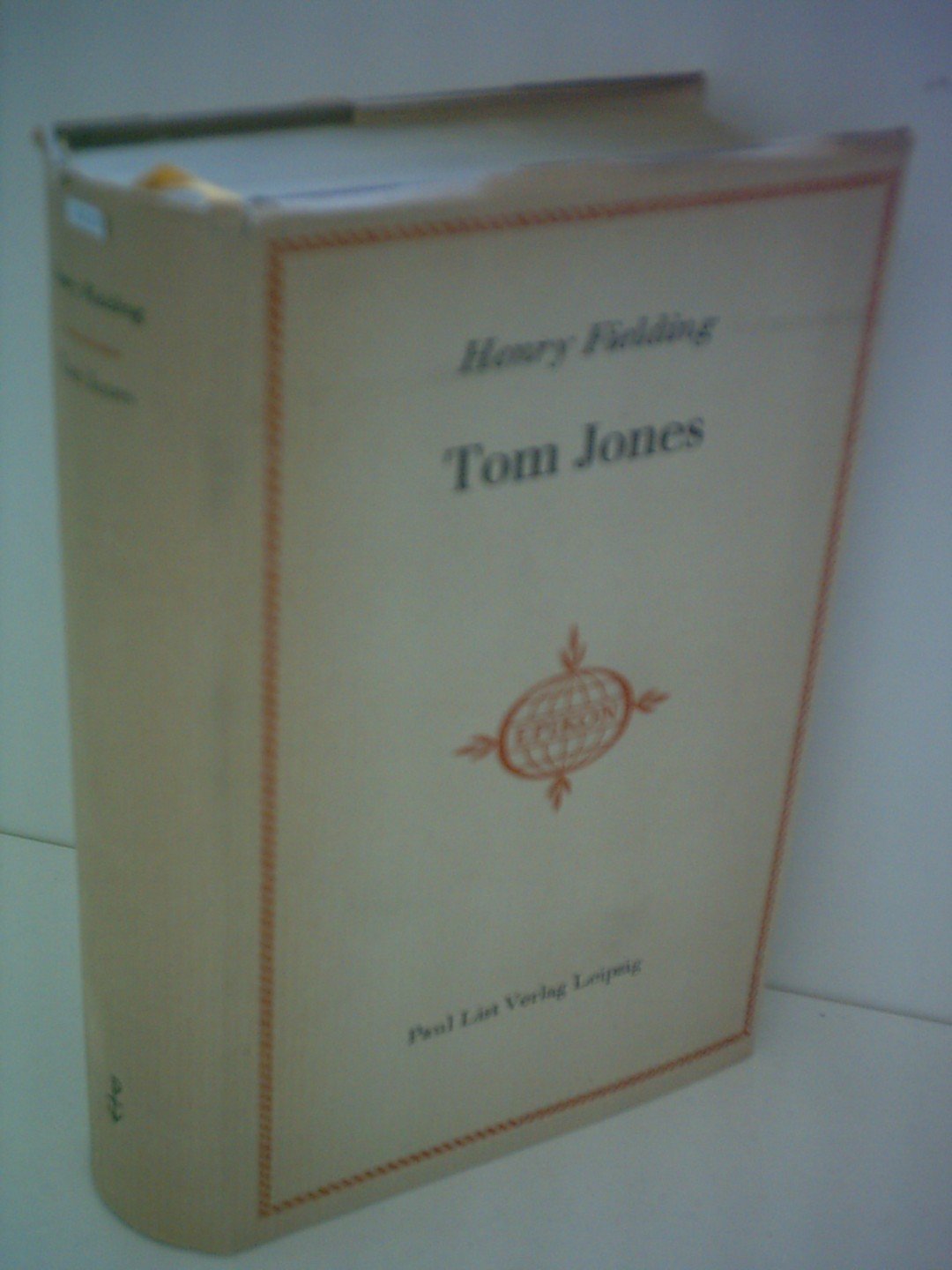 Amazon.com: TOM JONES ( in Two Volumes Everyman's Library #355, 356 ...