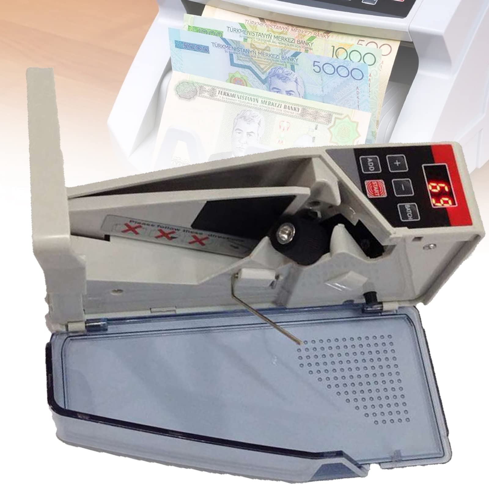 Niliganmoney Counter Mini Portable Handy Bill Cash Banknote Counter ...