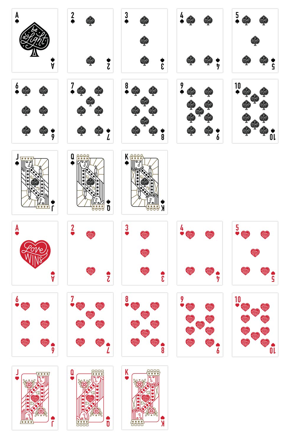 Deck Of Playing Cards Template