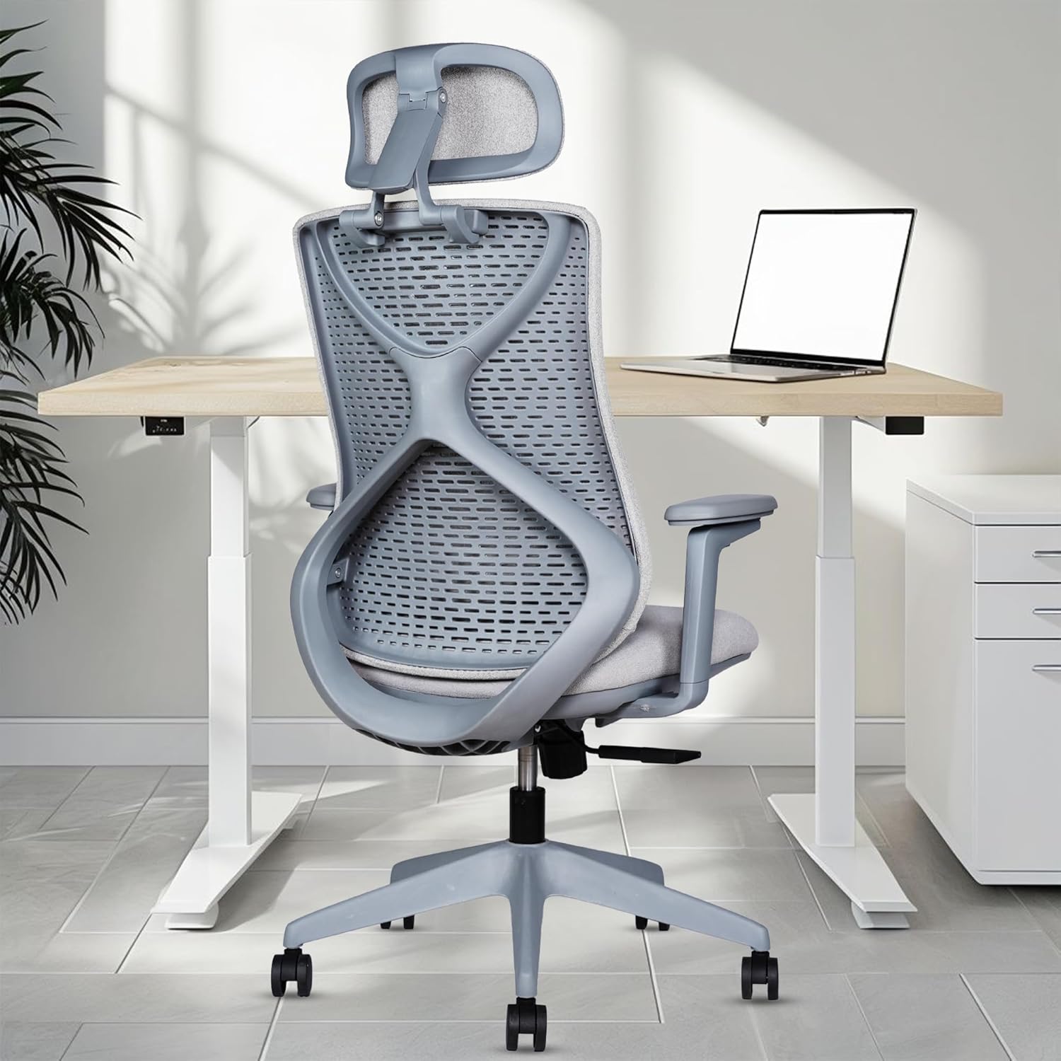 MRC Infinity Ergonomic Office Chair Mesh Fabric High Back Home Computer Chair with Lumbar ...