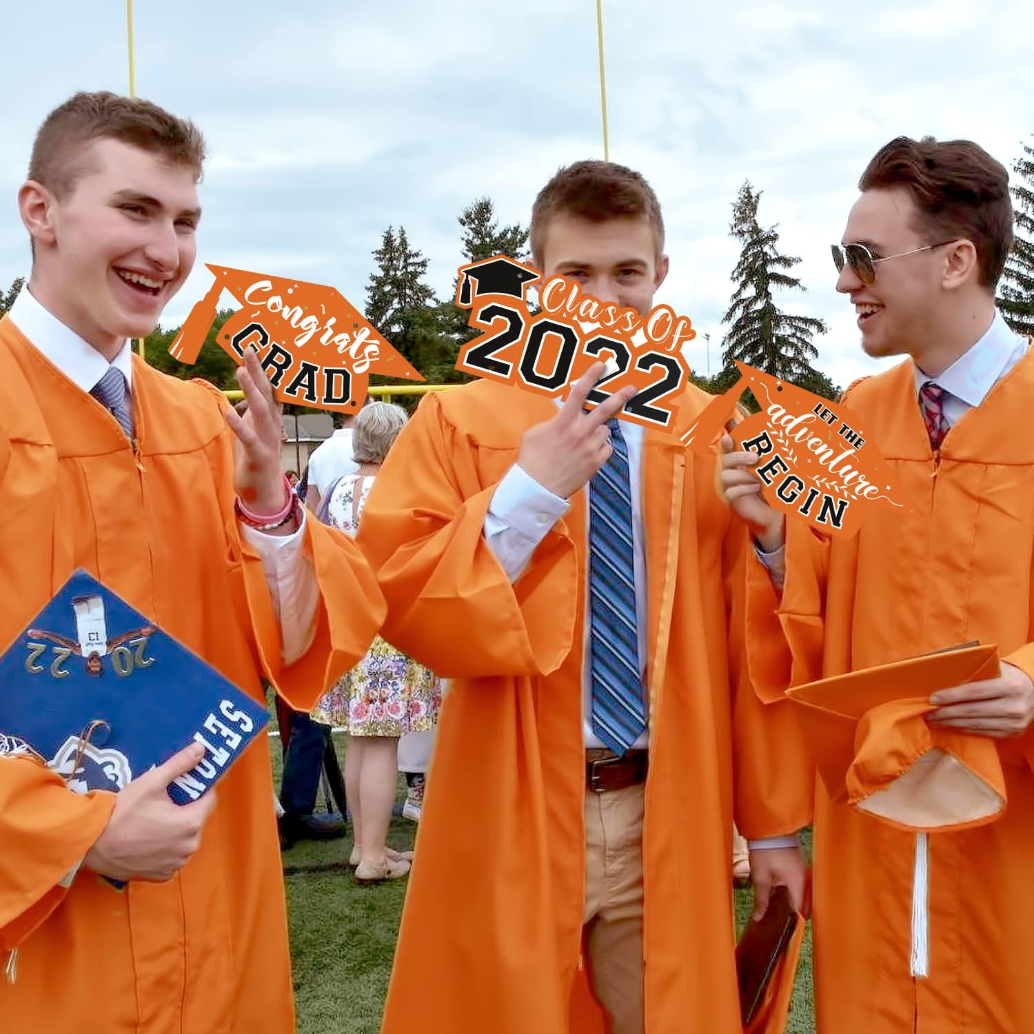 Buy Huray Rayho 2022 Graduation Decorations Sign Congrats Grad Class of ...