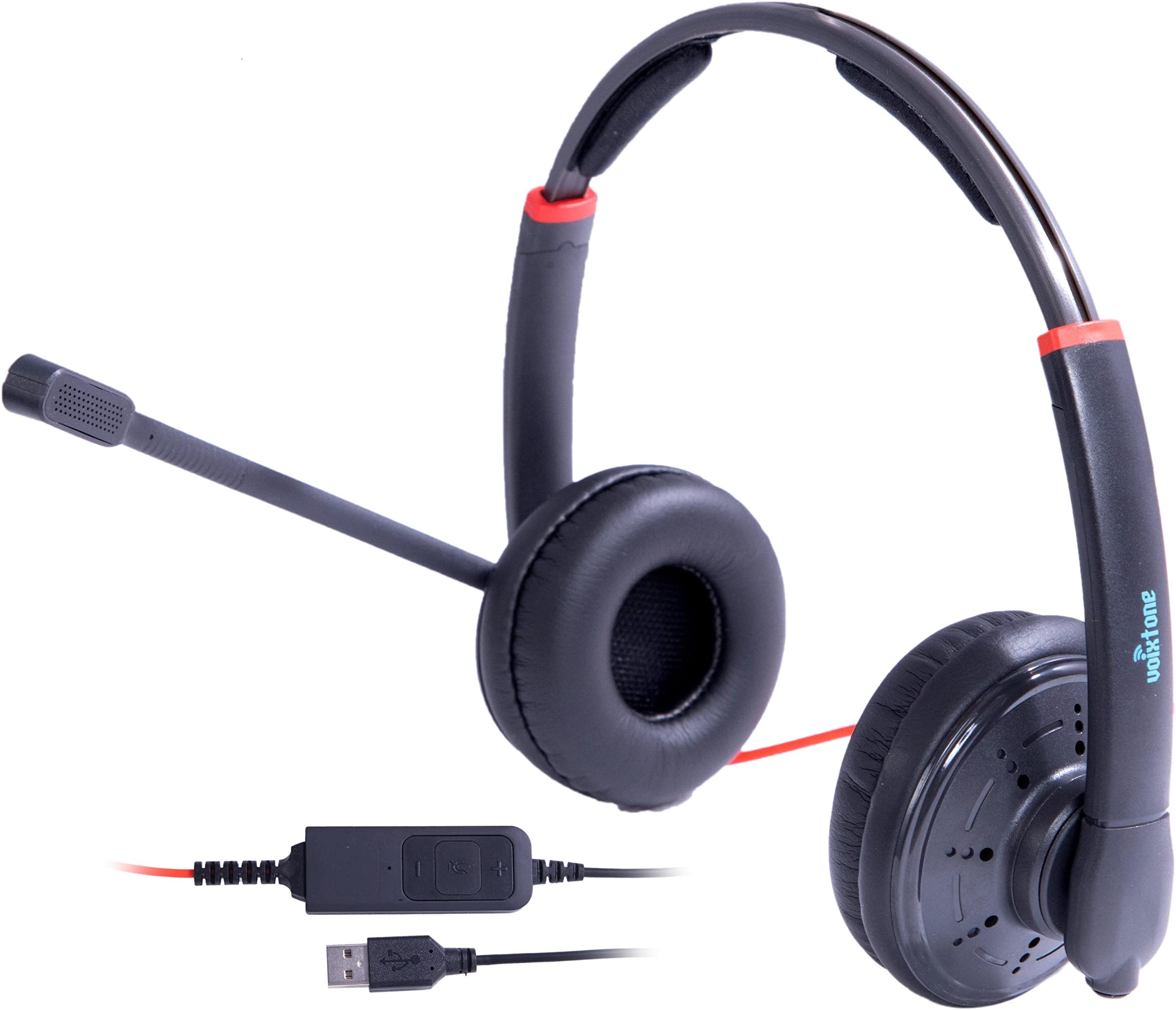 Voixtone USB Type A Headset VT2020U Brand, Noise cancellation Mic ...