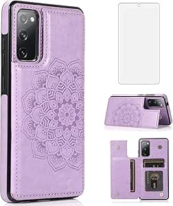 Asuwish Phone Case for Samsung Galaxy S20 FE Gaxaly S 20 FE 5G UW 6.5 inch with Screen Protector ...