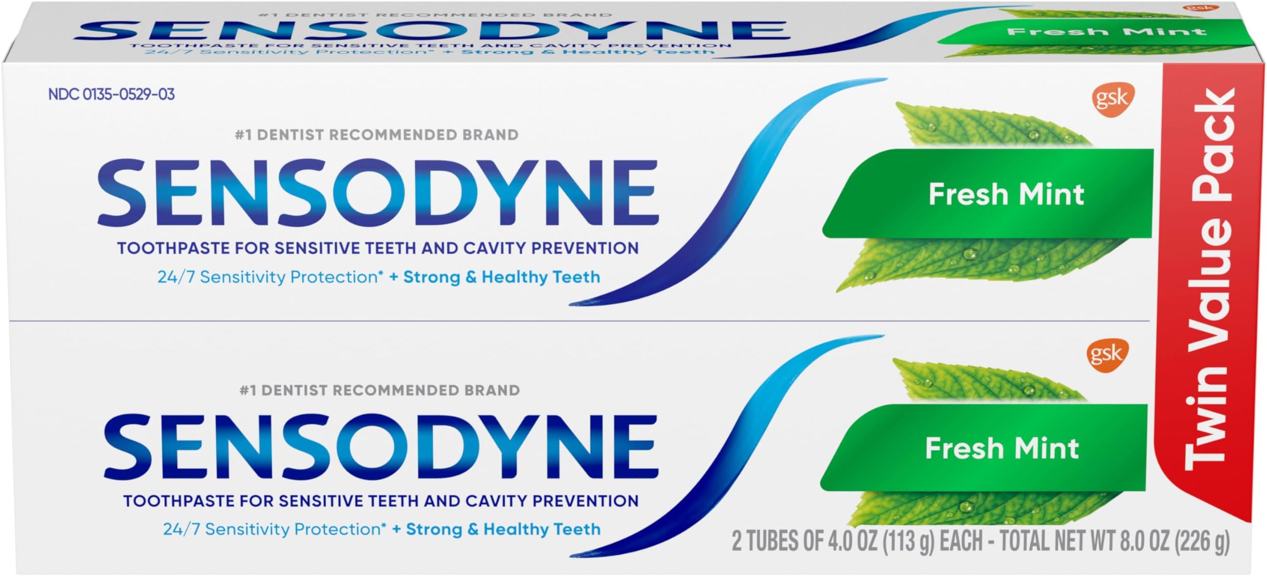 Amazon.com : Aquafresh Maximum Strength Toothpaste for Sensitive Teeth ...