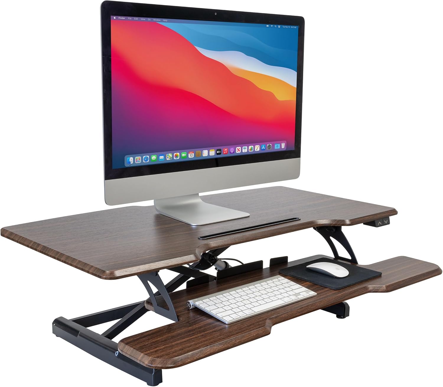 Amazon.com: Mount-It! Electric Standing Desk Converter with 38 ...