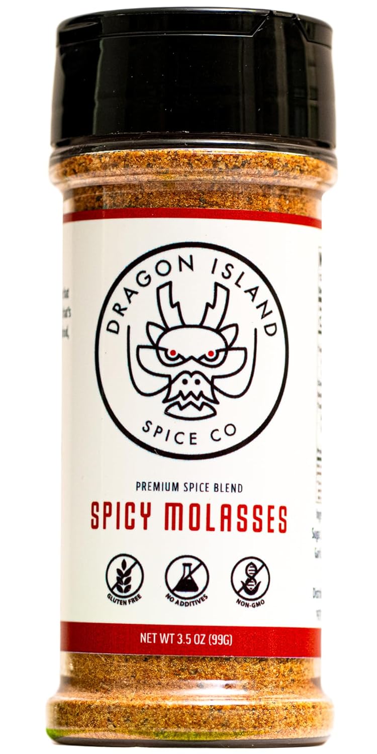 Amazon.com : Dragon Island Spice - Spicy Molasses Seasoning | BBQ ...