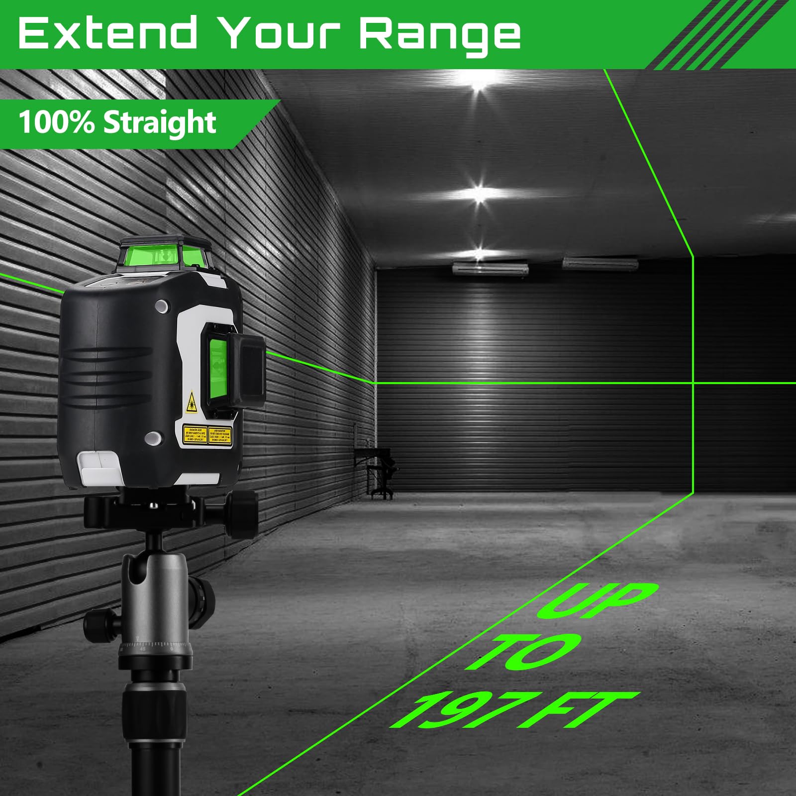 Snapklik.com : Laser Level, 3x360 3D Green Cross Line Self-leveling For ...