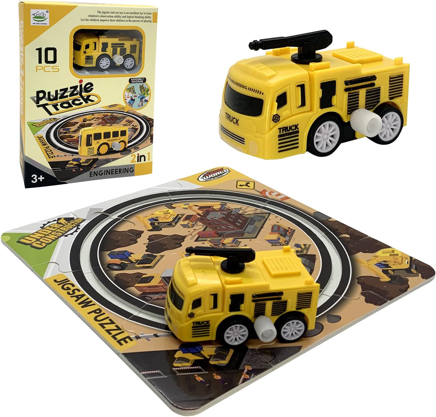 Amazon.com: Boersma Mini Educational Engineering Wind Up Cars for Kids ...