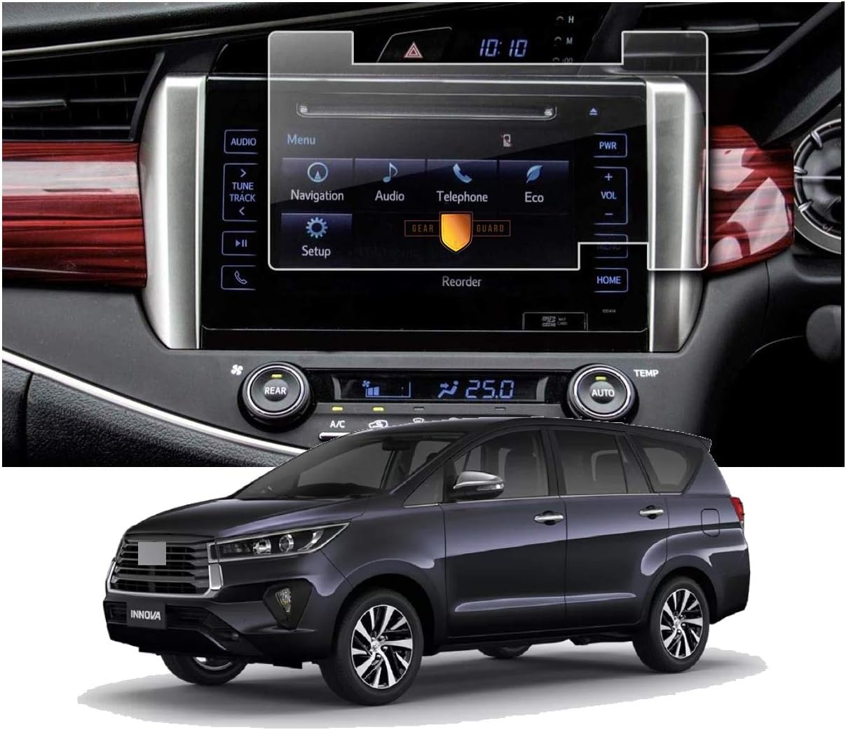 GEAR GUARD - GIVE LIFE TO YOUR DEVICE Hydrophobic Toyota Innova Crysta ...