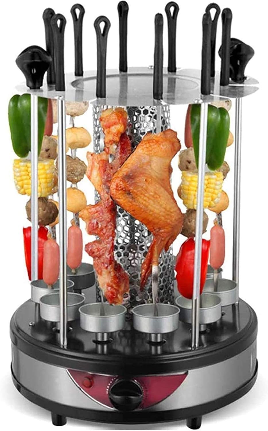 Amazon.com: Barbecue Grill Automatically Vertical Rotating Barbecue ...
