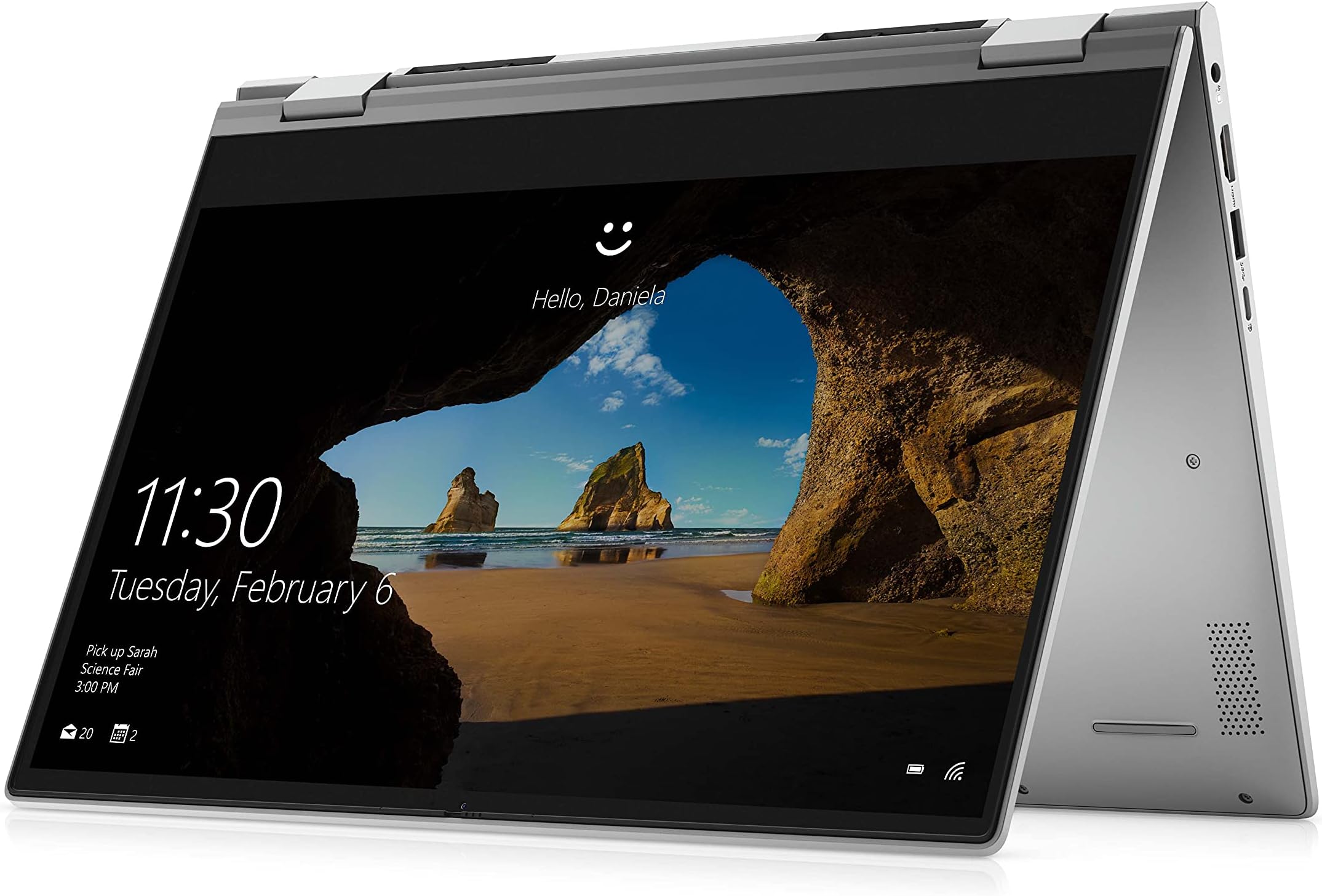 Dell Inspiron 5000 14" FHD 2-in-1 Laptop, Intel Core i7-1165G7, 16GB ...