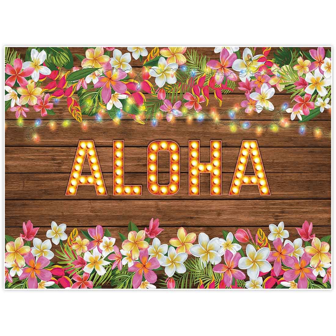 Buy Allenjoy 8x6ft Aloha Party Backdrop for Summer Tropical Hawaiian ...