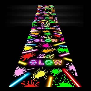Amazon.com: Haull 118 x 39 Inch Neon Light up Dance Floor Glow in The ...