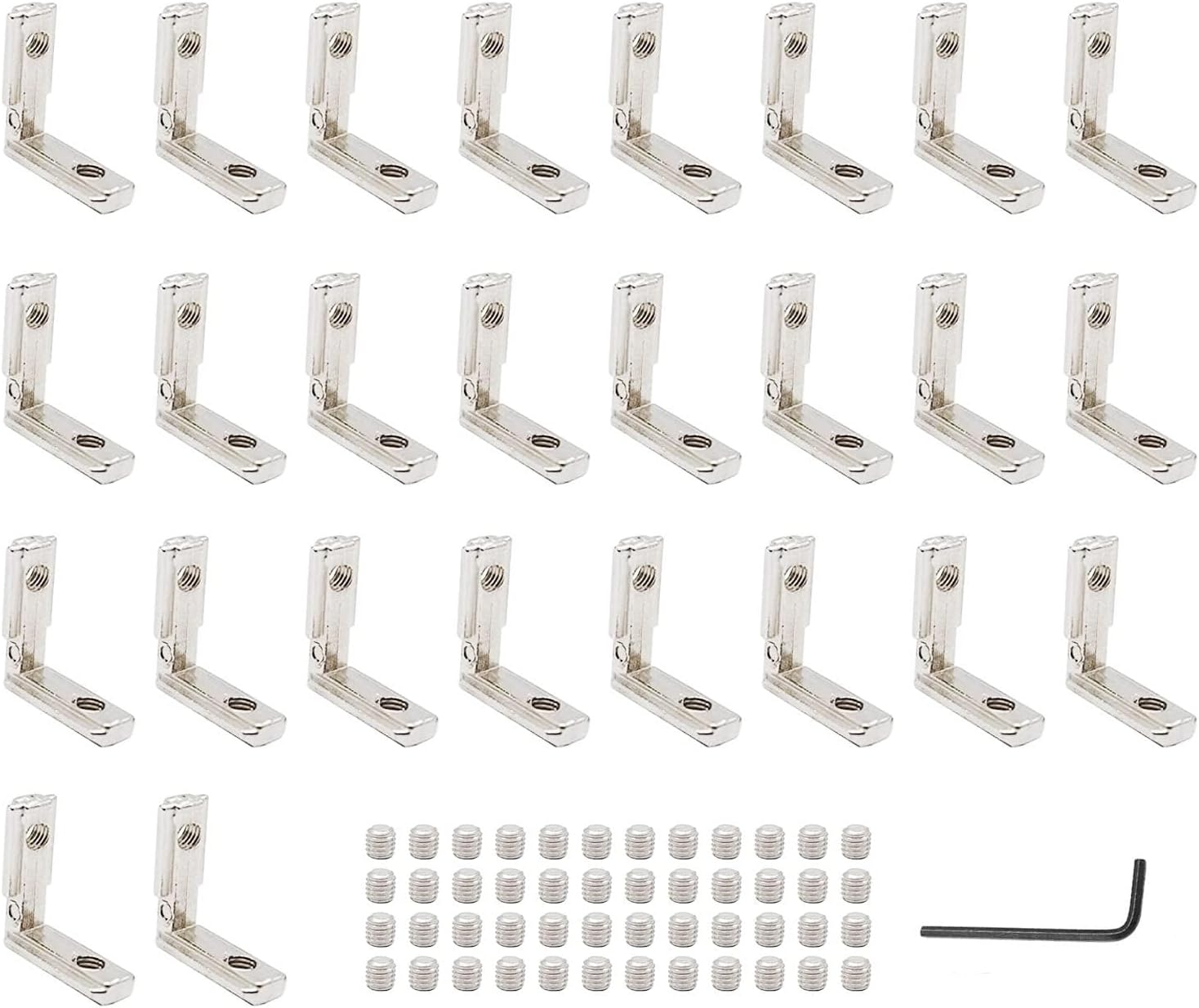 Amazon.com: BOLWHAO 45 Degree 2020 Aluminum Profile Angle Bracket 45 ...