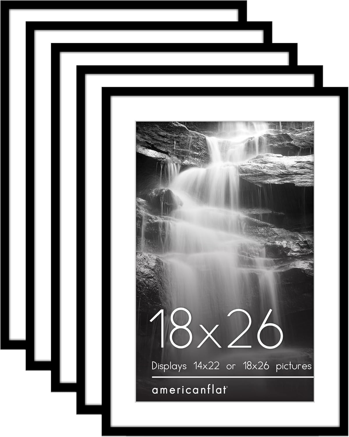 Amazon.com - Americanflat 18x26 Poster Frame with Polished Plexiglass ...