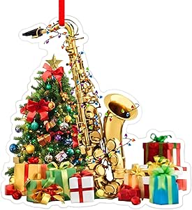 Amazon.com: WhatSign Saxophone Music Ornaments - Trumpet & Trombone ...