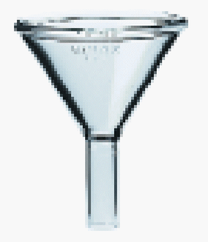 Kimble 29020-80 Glass Round Powder Filling Funnel, with 1.5" Stem, 80mm ...