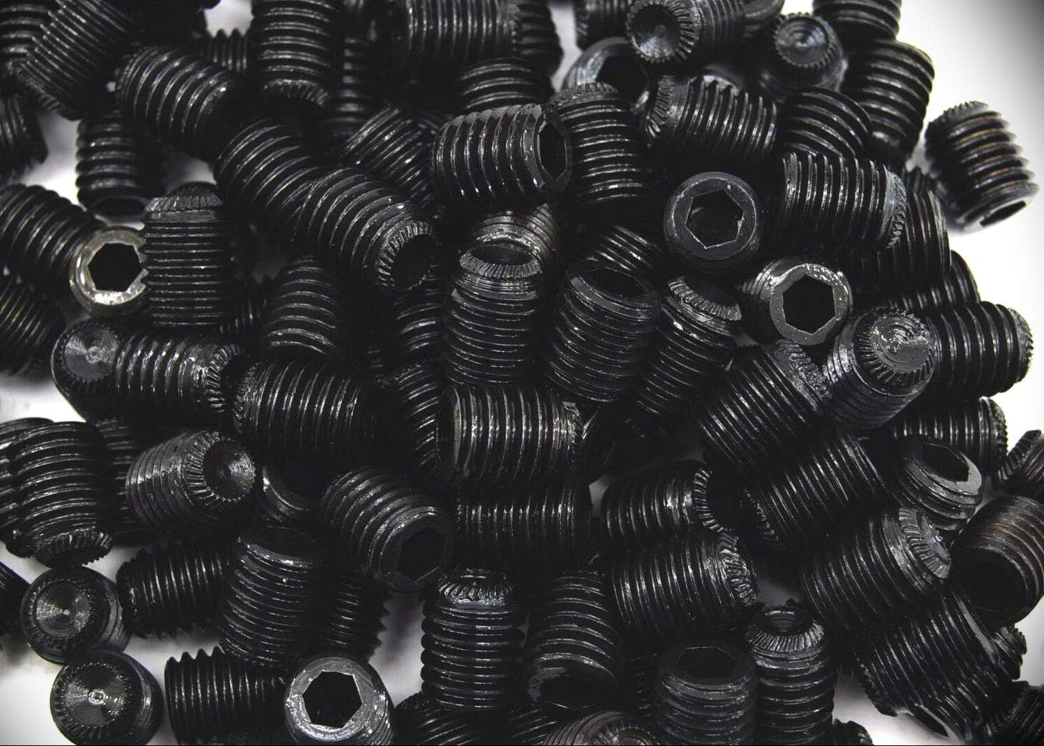 15 PCs Socket Head Set Screw 1/2-13 x 5/8 Knurled Cup Point Plain ...