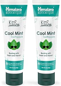 Amazon.com: Himalaya Botanique Kids Toothpaste, Herbal, Cool Mint ...