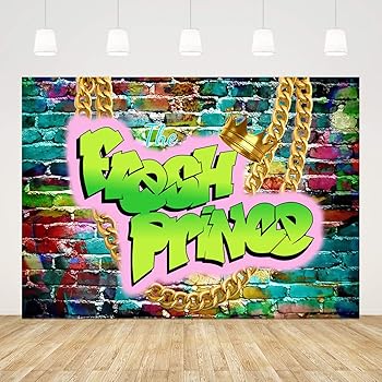 Amazon.com : Mehofoto The Fresh Prince Backdrop Hip Pop Graffiti ...