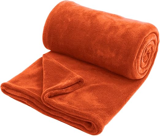 Hafaa Fleece Blanket and Throws Queen Size 400 GSM Fluffy Sofa Throw ...