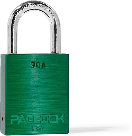 PACLOCK's 90A-Series Padlock, 1-3/16" Tall Hard. Stainless Steel ...