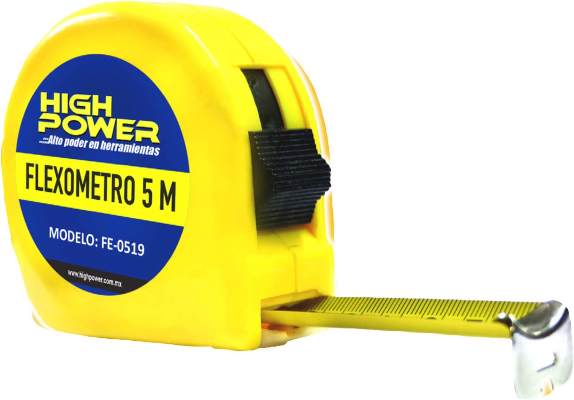 Pretul PRO-5MEB, Flexómetro, amarillo, 5m, cinta 19mm tarjeta plástica ...